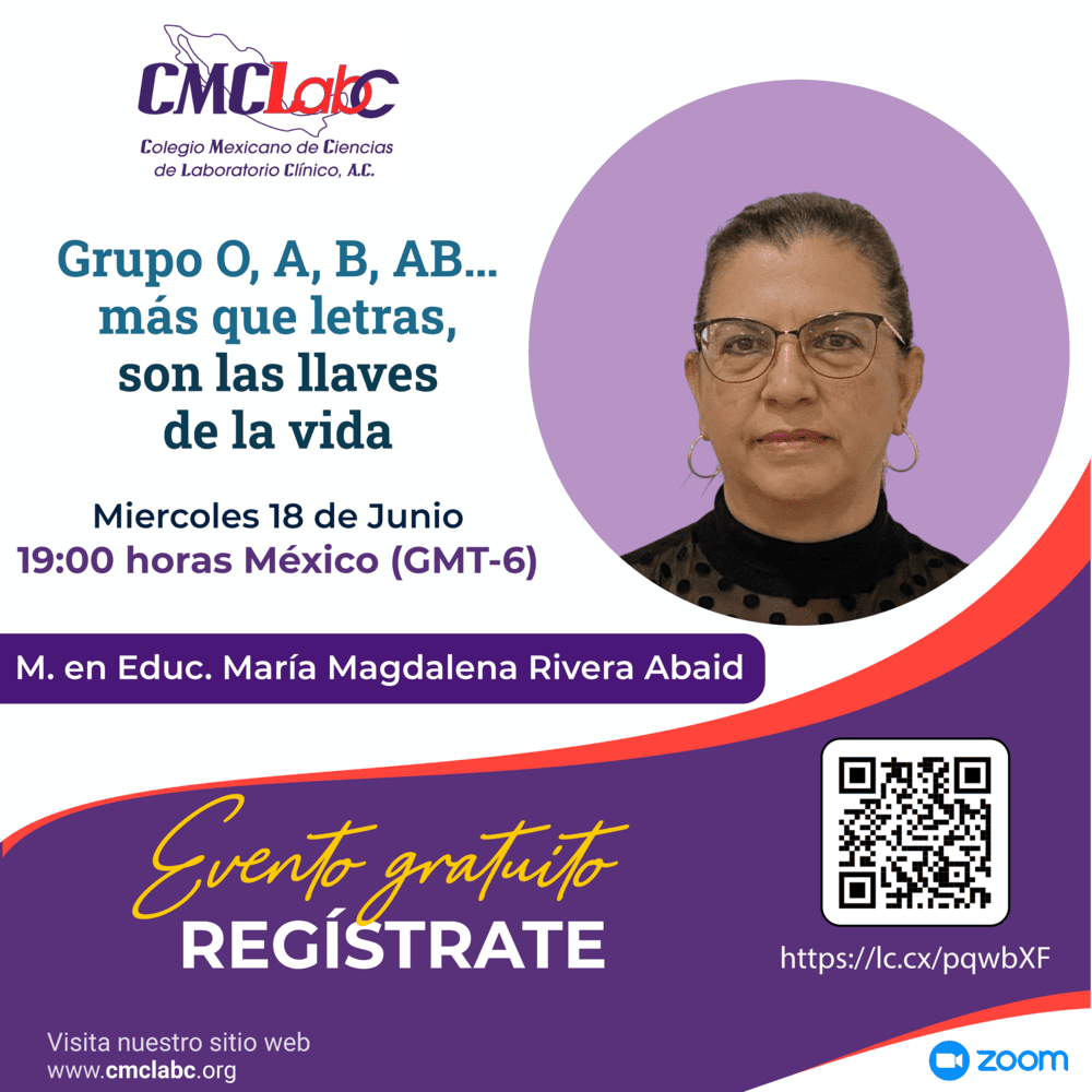 Grupo O, A, B, AB… más que letras, son llaves de vida - CMCLabC